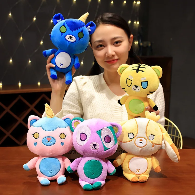 Kawaii Ranboo Funneh Teddy Bear Stuffed Animal Bear Animal Decoration