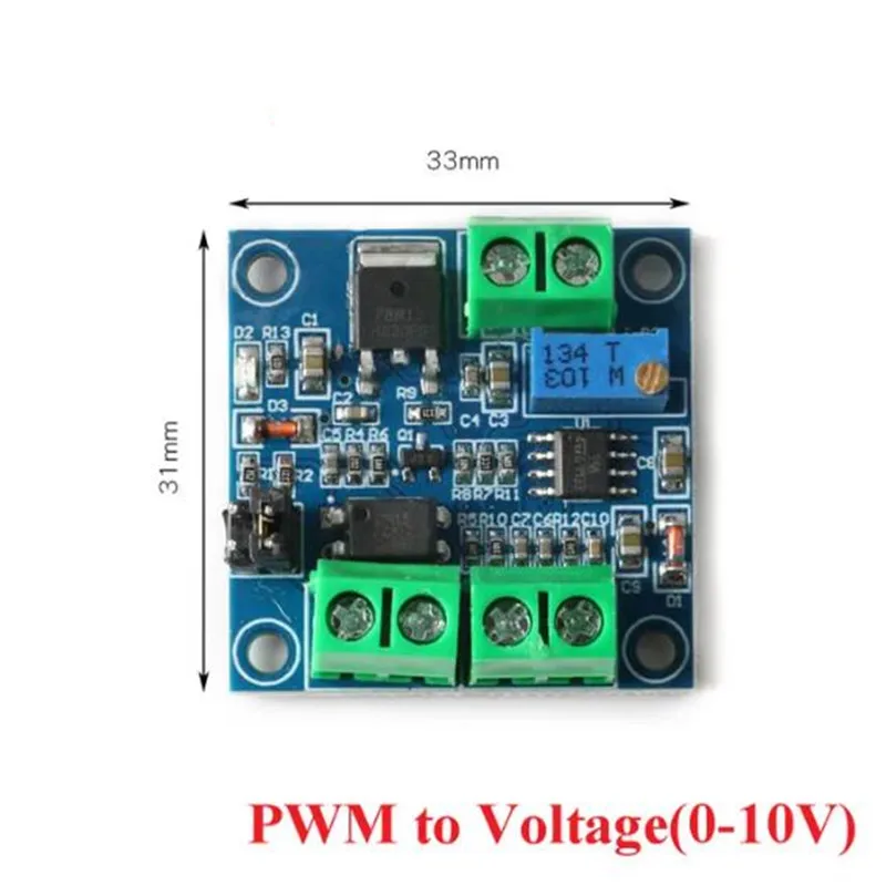 Voltage to PWM Converter Module - 0%-100% to 0-5V/0-10V