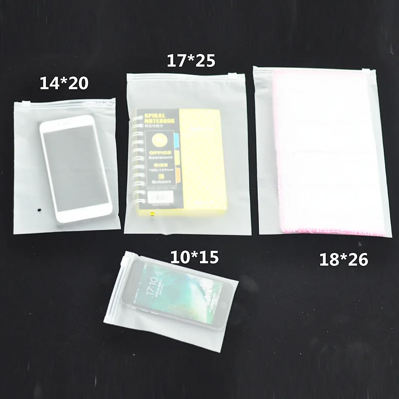 Custom Cpe Garment Baggies Small Frost Plastic Jewelry Bags Packaging ...