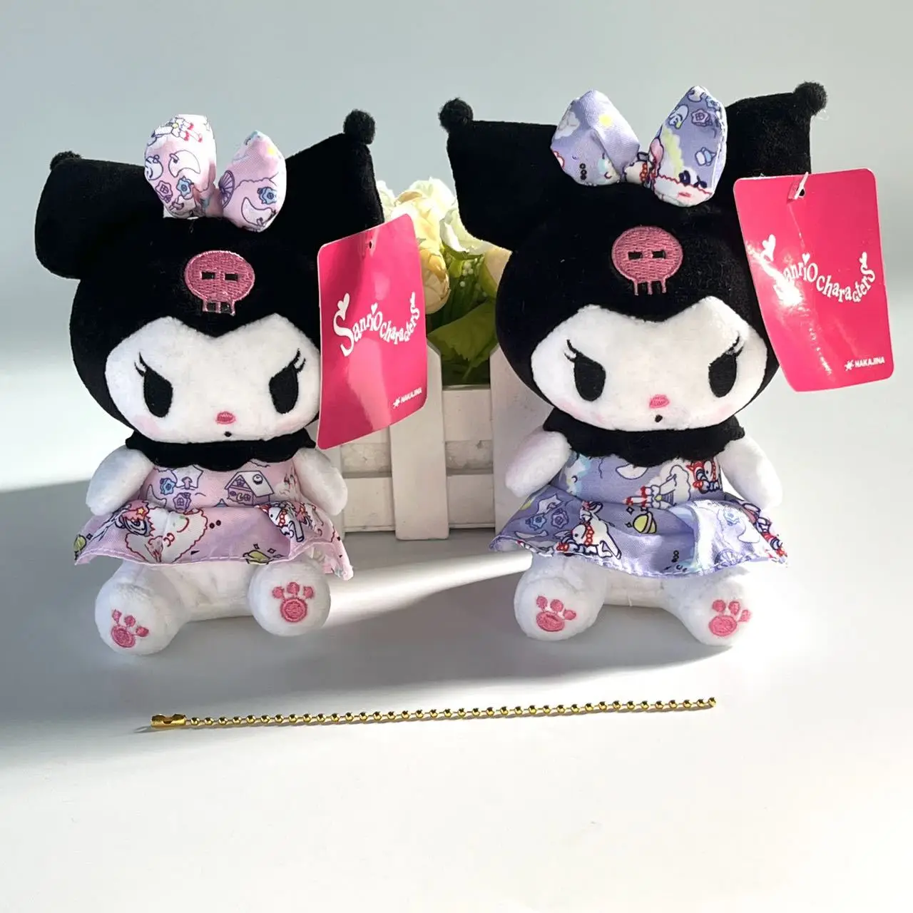Wholesale Cute Anime Kuromi Plush Toy Keychain Custom Stuffed Kuromi ...