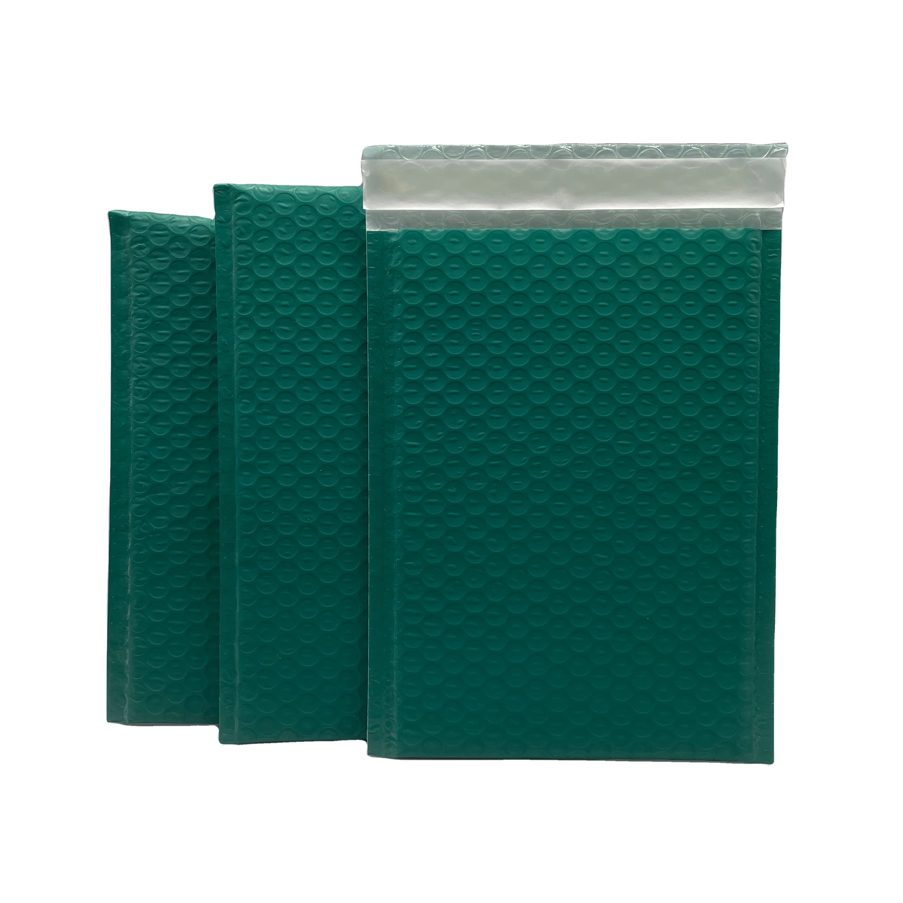 Matt Green Pearl Poly Bubble Mailer - Custom Size & Eco-friendly