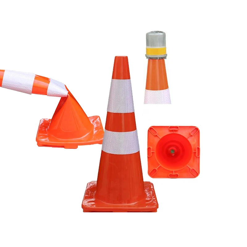 Rotating Warning Lightroad Safeti Cone Traffic Road Cones Durable Pvc ...