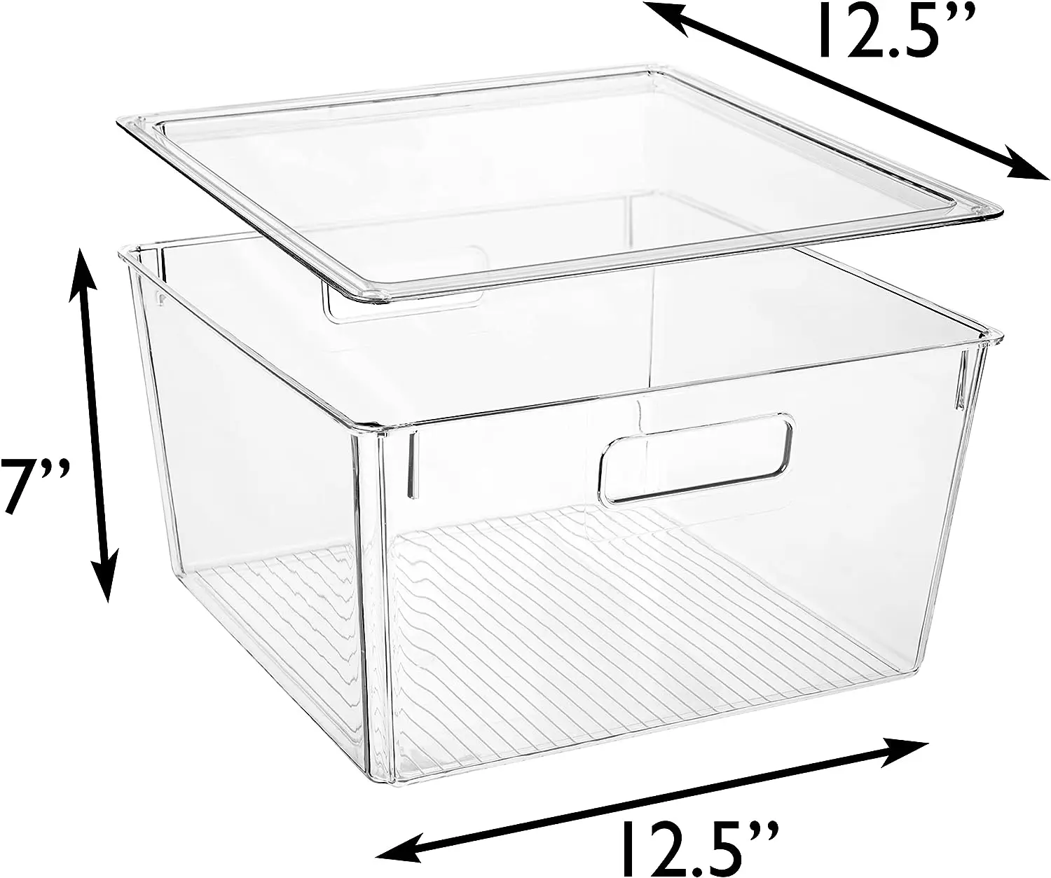 Transparent Plastic Storage Box Bigparent Pla Storage Box with Lid Mini ...