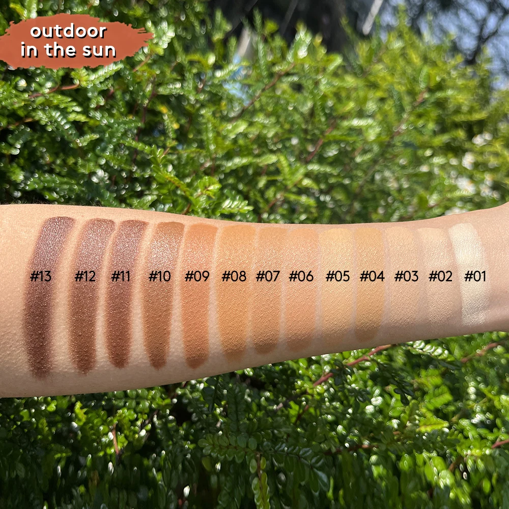 Foundation Makeup 13 Colors Vegan Cruelty Free Long Lasting