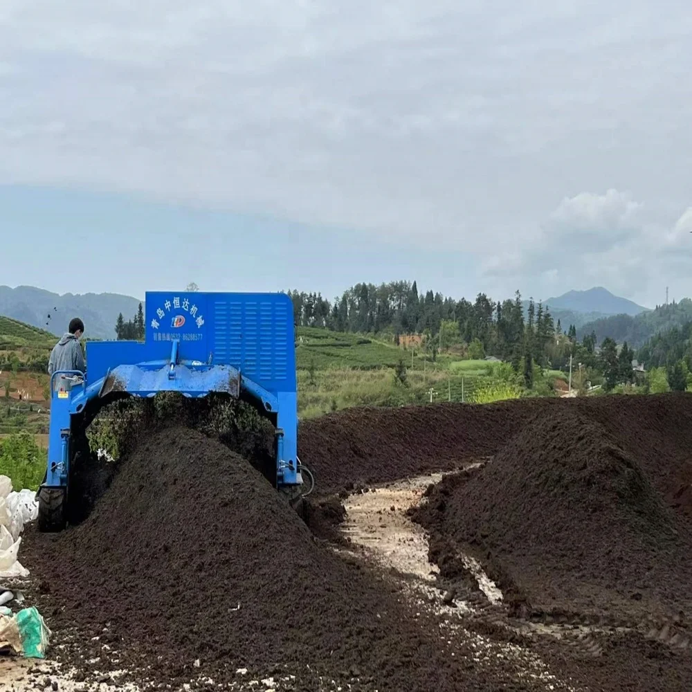 Hinda Tractor Towable Compost Windrow Turning On Small Farm/compost ...