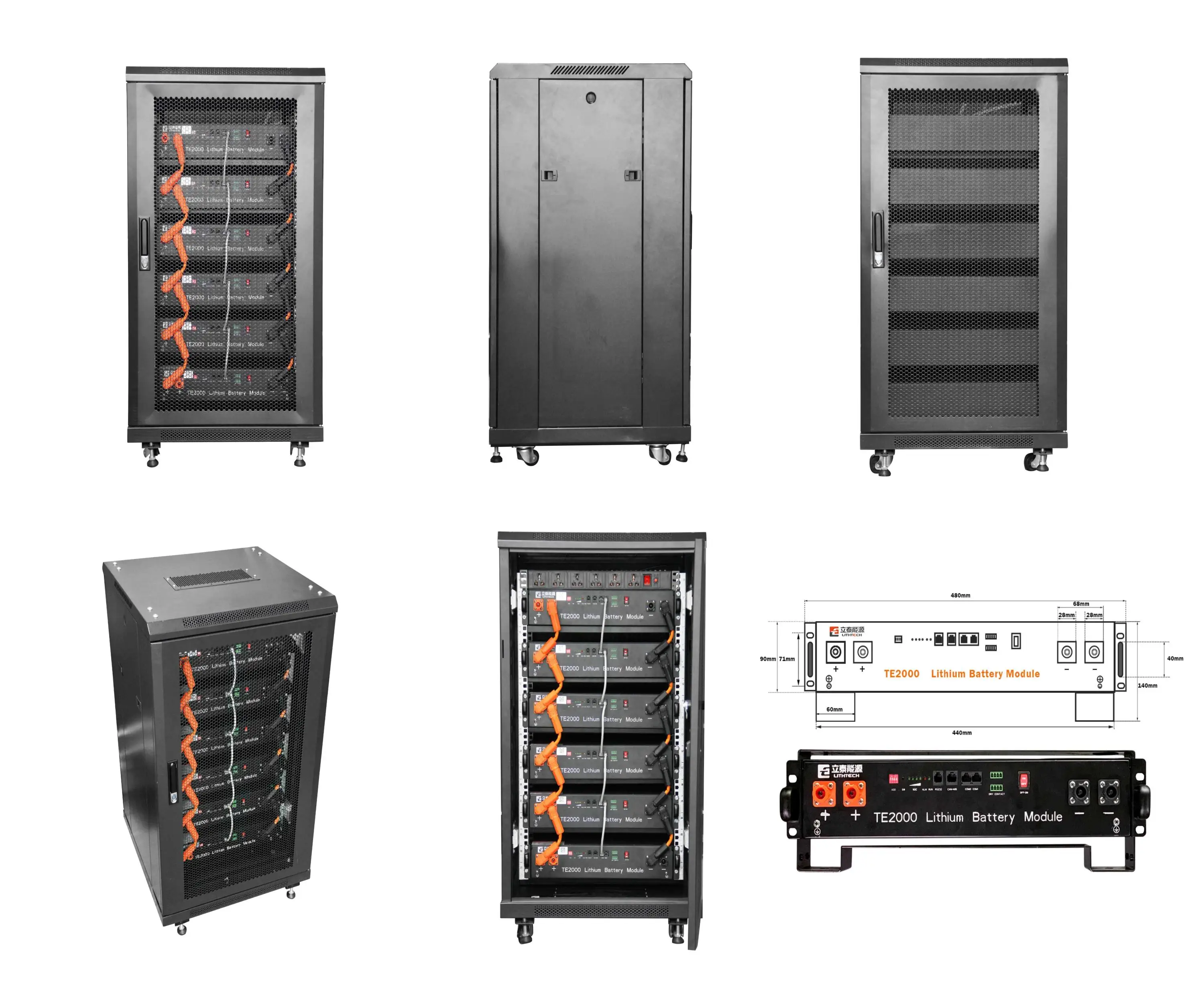 Lithtech Customized 48 Volt 48v 50Ah 100Ah 200Ah Lithium Battery Pack ...