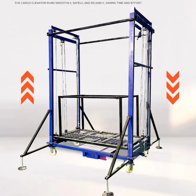 Customized 500kg Electric Lifting Scaffold Remote Control Climbing ...