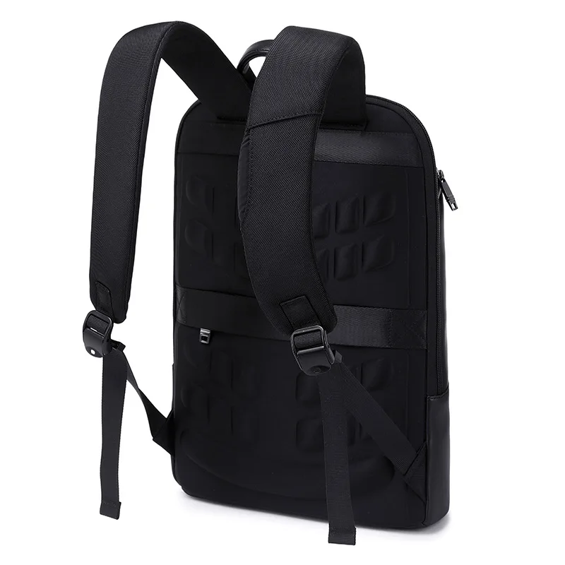 Large Capacity Oxford Black Backpack Expandable Airline Approved Laptop ...