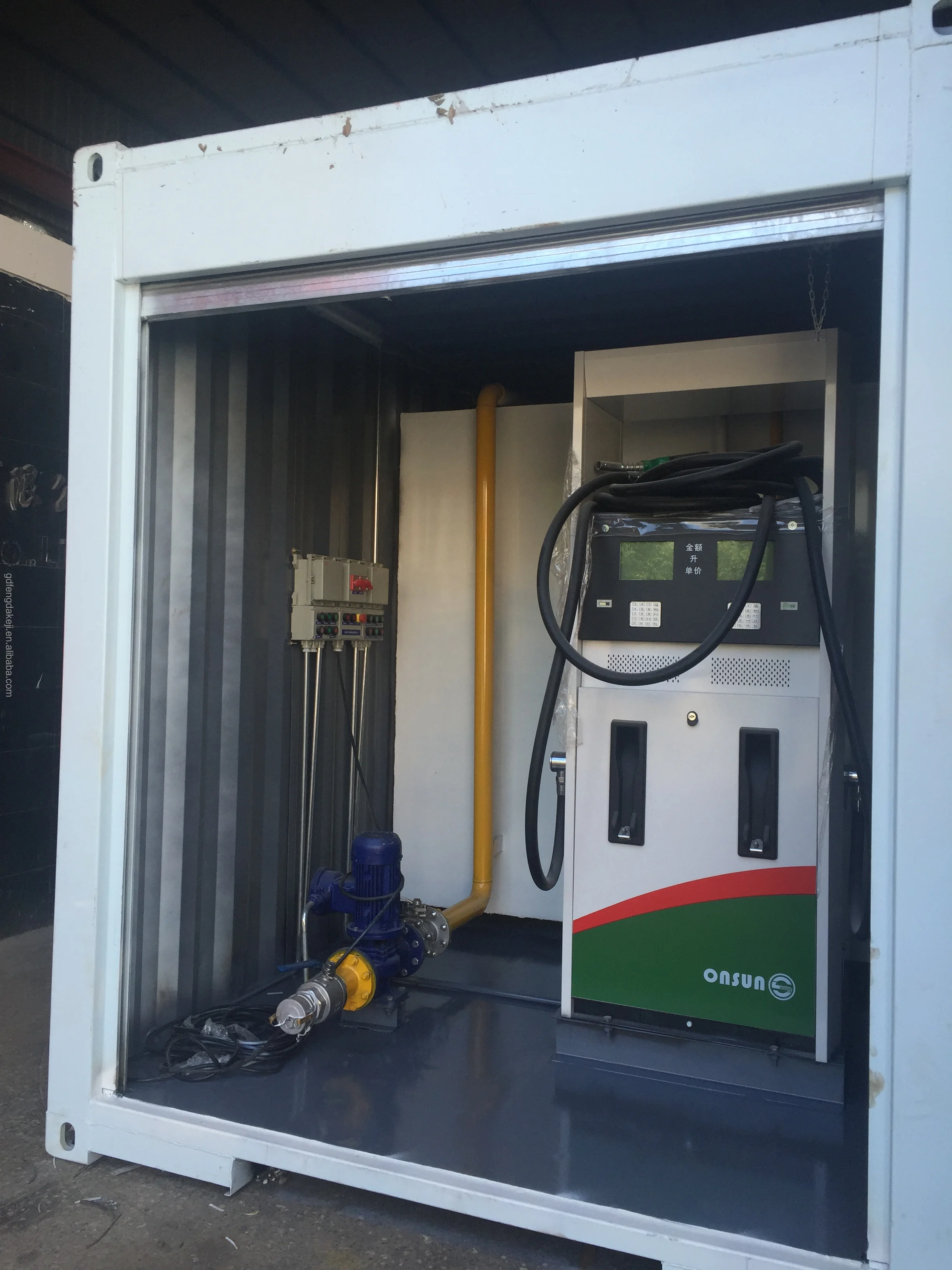 Fengda 20 M3 40 M3 Mobile Portable Container Compact Filling Petrol ...