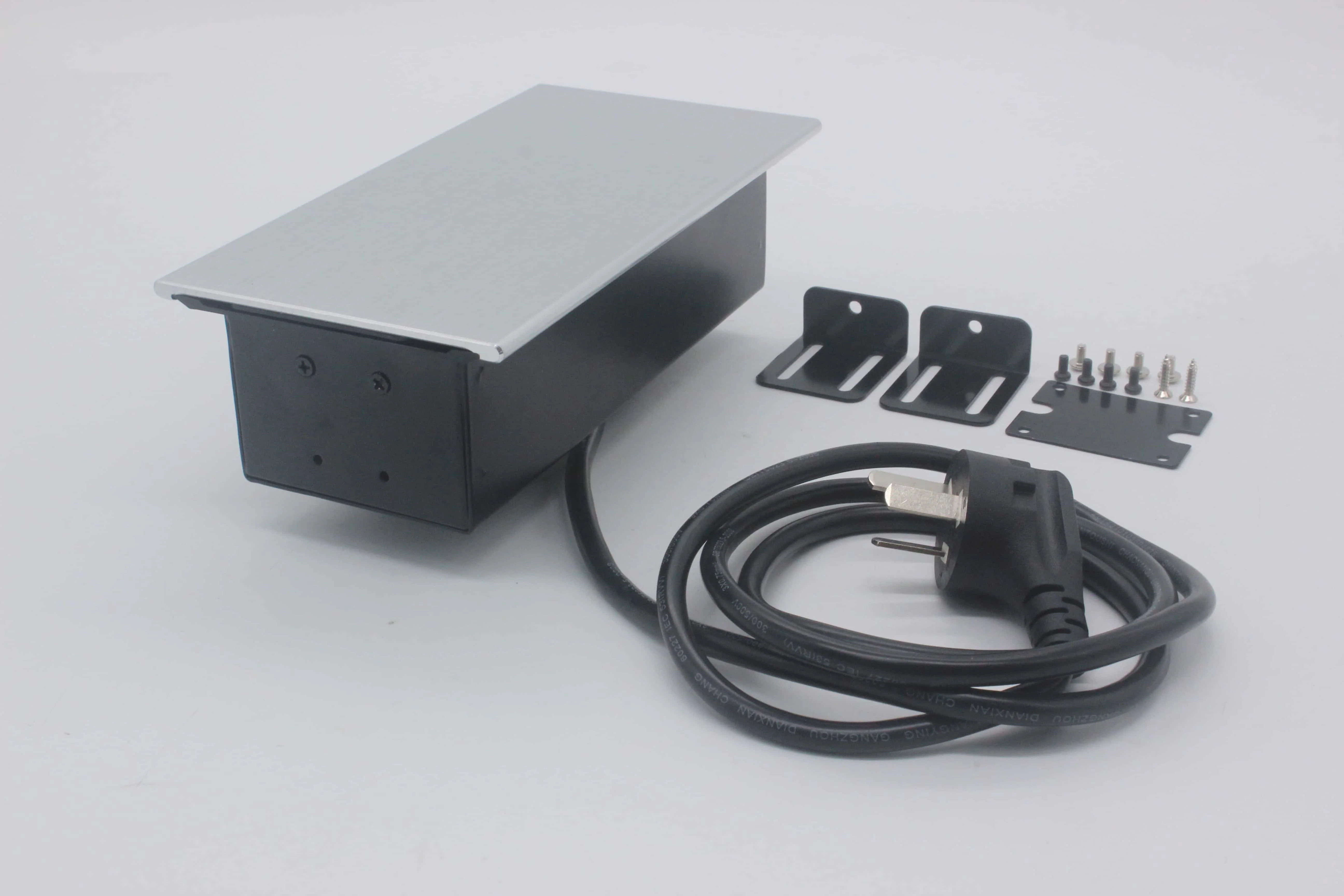 Hot Selling Aluminum Sliding Desktop Mounted Socket Box Furniture ...