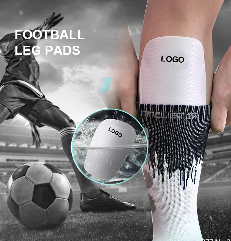 Custom Logo Design Carbon Fiber Boxing Shin Pads - Soccer Guards