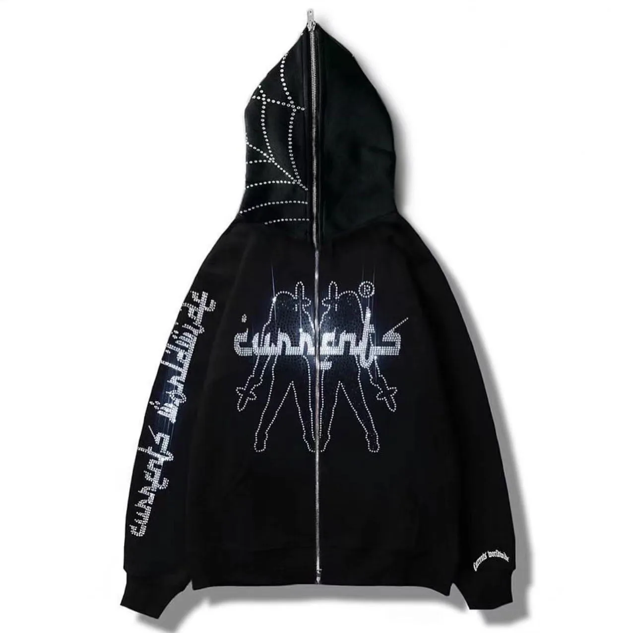 High Quality Men Women Unisex Full Zip Up Over Face Hoodies Jacket ...