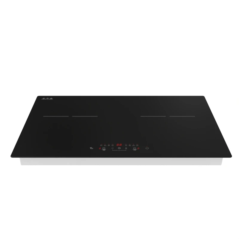 Emissive Icon Touch Keys Control Induction Cooktop Two Burners 4000w ...