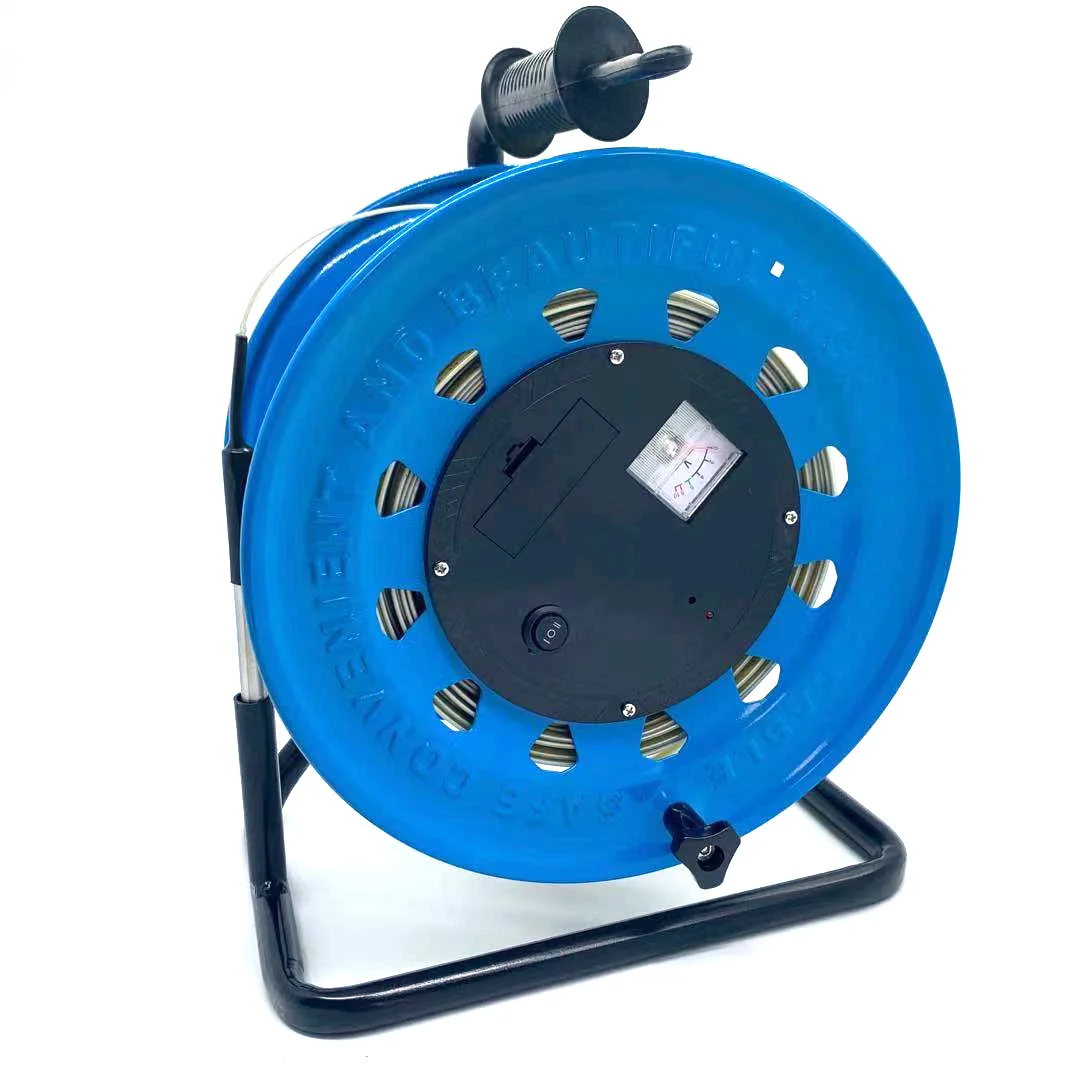 100m Steel Water Level Meter with Alarm Probe Depth Meter Deep Well ...