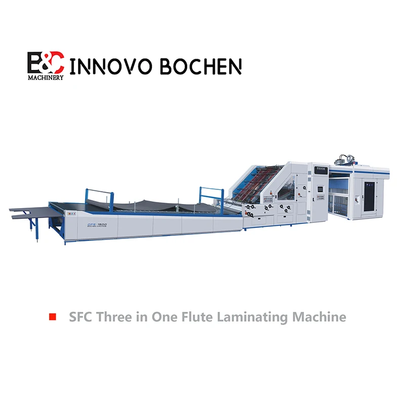 3 in 1 Corrugated Paper Lamination Machine/Automatic 5ply Flute ...