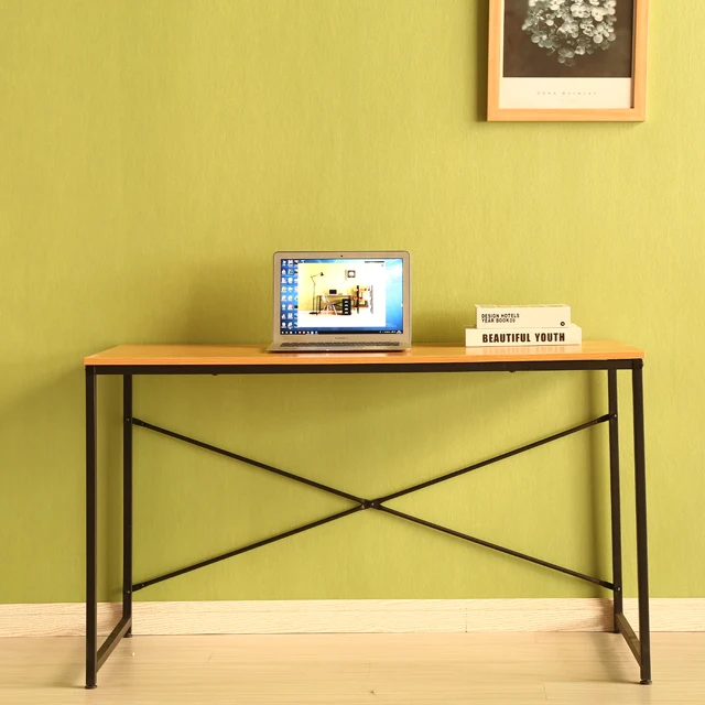 Simple study desk MDF board computer table American Industrial design ...