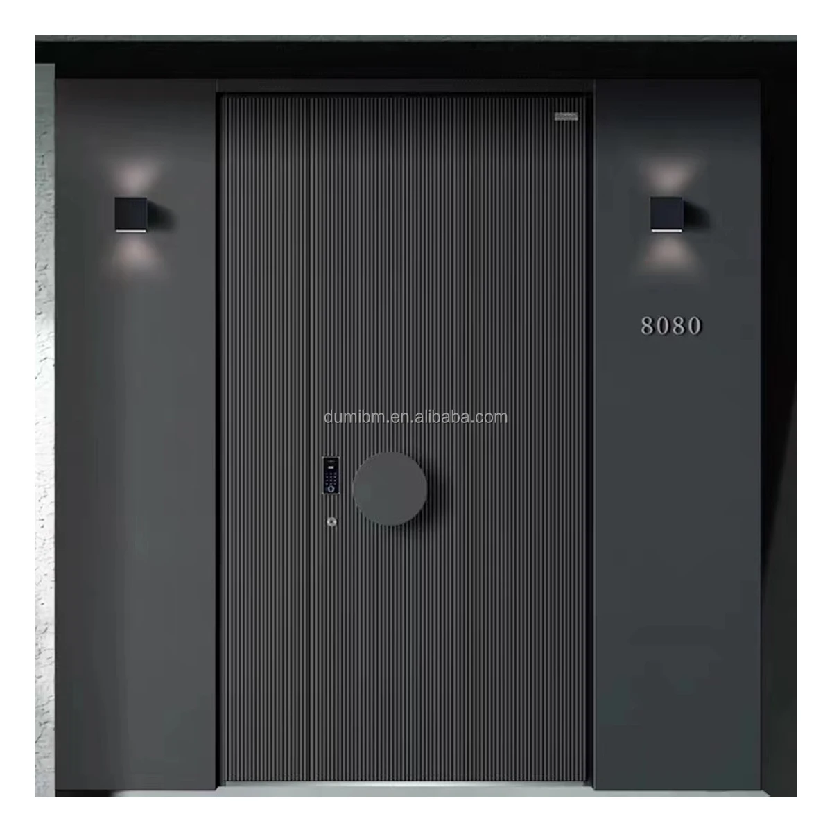 Luxury Aluminium Entry Door Armored Entry Door For Villa - Buy ...
