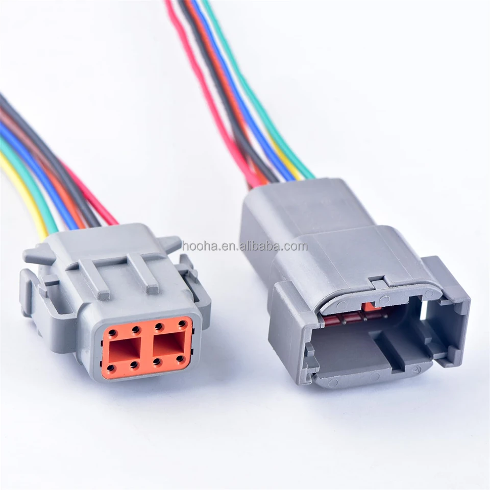 Deutsch DTM Series 3-Pin PBT Connector Assembly Male DTM04-3P Plug ...