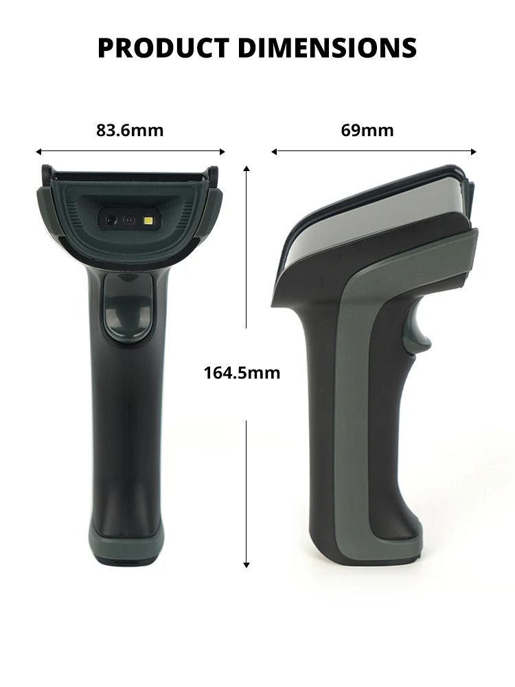DS230BT 2D BarCode Scan Gun QR Reader Handey USB QR Barcode Scanner ...