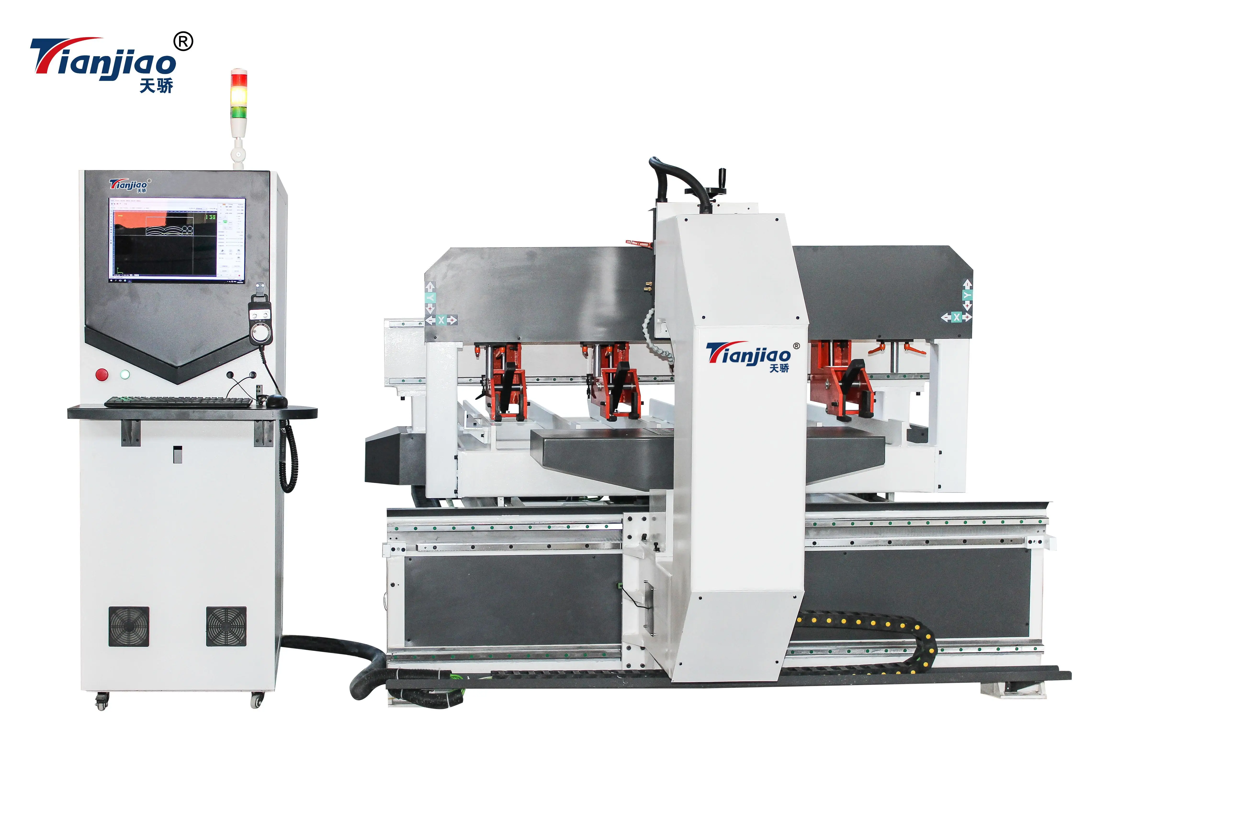 TJ-2000 CNC Wood Vertical Band Saw Lathe Solid Wood Engraving Machine ...