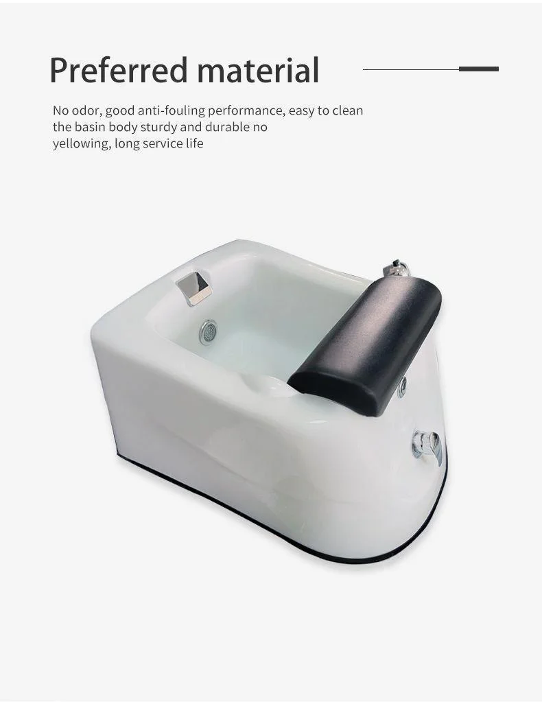 Portable Foot Spa Massage Shampoo Basin Nail Salon Pedicure Basin ...