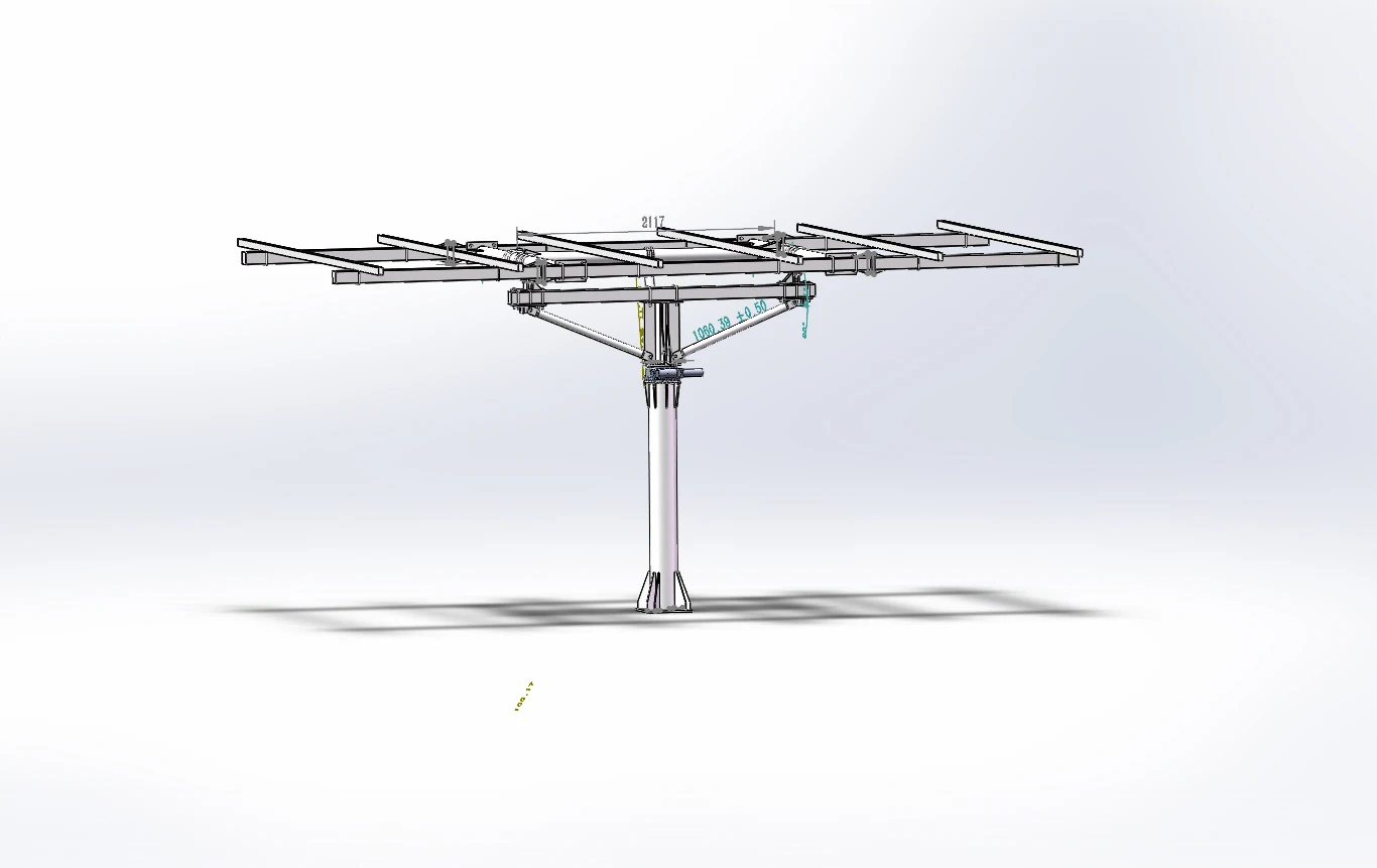 Dual 6kw 12 Panels Kit with Double Axis System Application