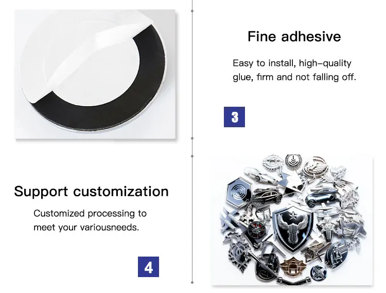 Plastic Car Emblem Badge - Customized Luxury Decoration