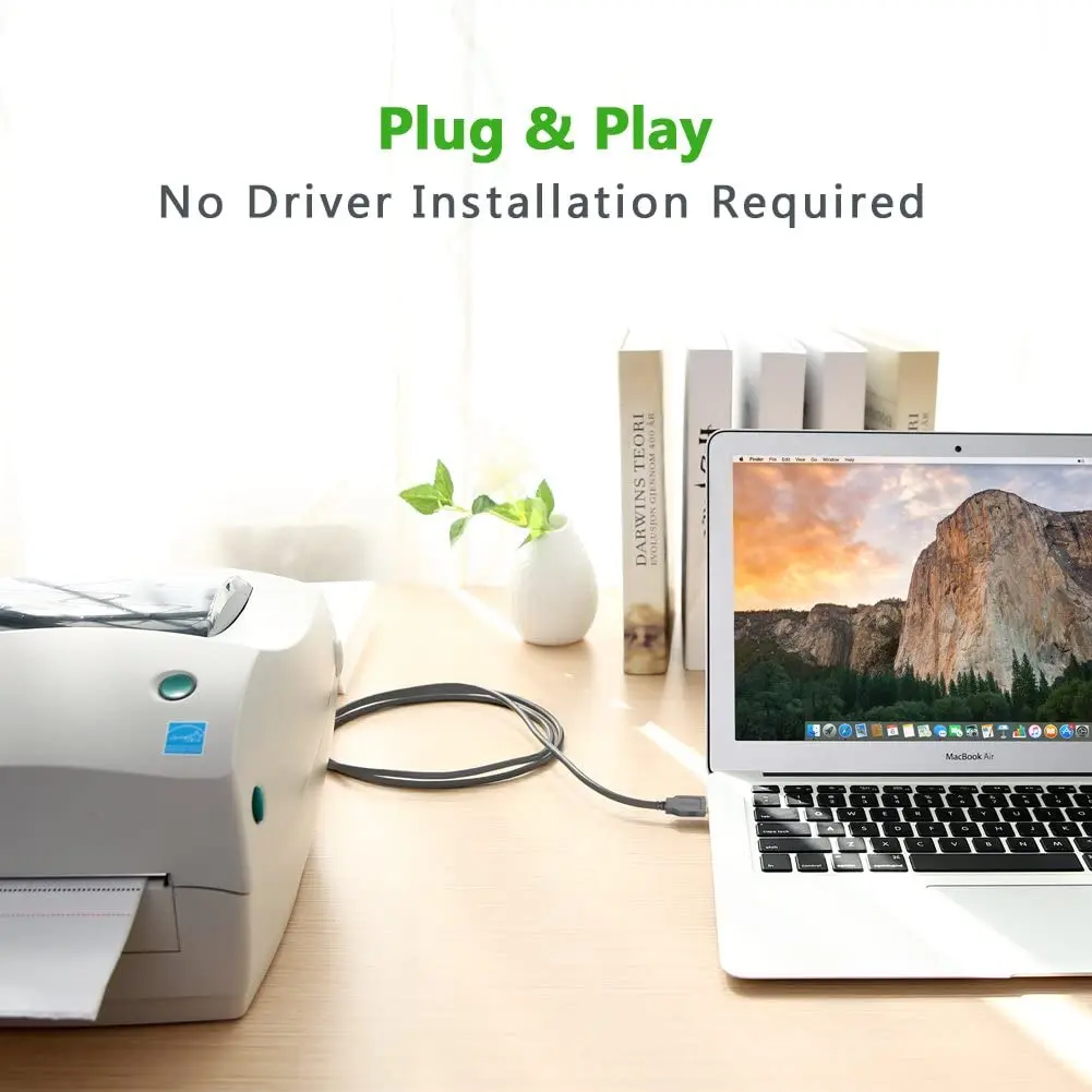 UGREEN USB to DB25 Parallel Printer Cable - Fast Data Transfer