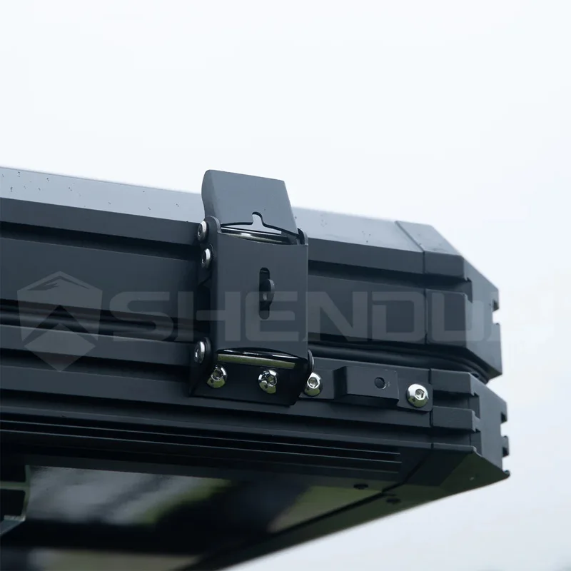 Aluminium Triangle Clam Shell RTT Camping SUV Car Rooftop Tent