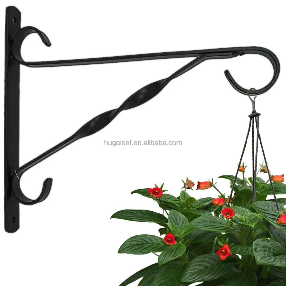 Garden Outdoor Wall Mount Flower Pot Bracket Hook - Buy Flower Pot ...