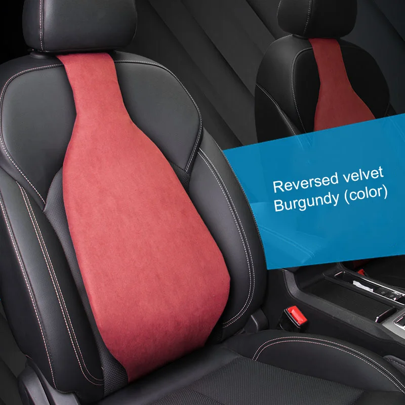 Universal Portable Adjustable Car Lumbar Back Support Breathable ...