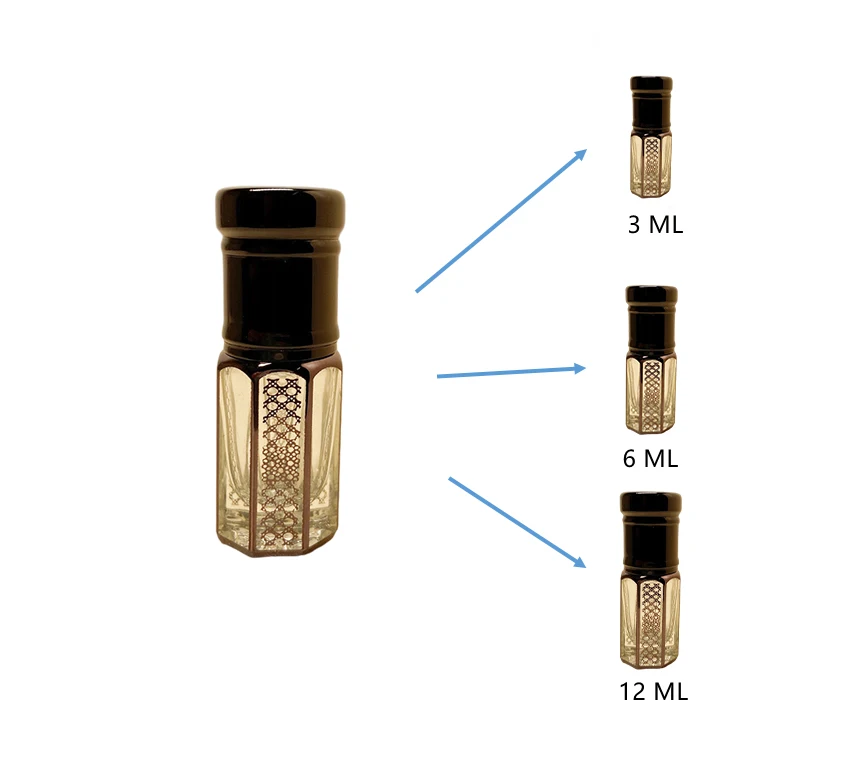 Custom Luxury Empty Essential Oil Tola Attar Bottles Boxes