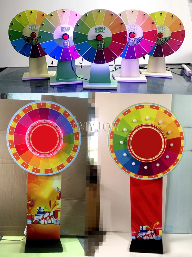 IMYJOY LED Light Electric Rotating Draw Game - Random Prize Selector