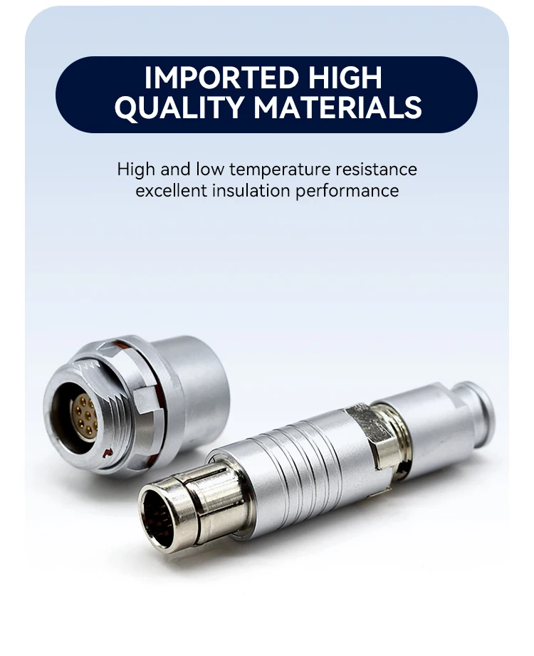 11 Pin High Quality 2F Series Fischer Push-pull Waterproof IP68 ...