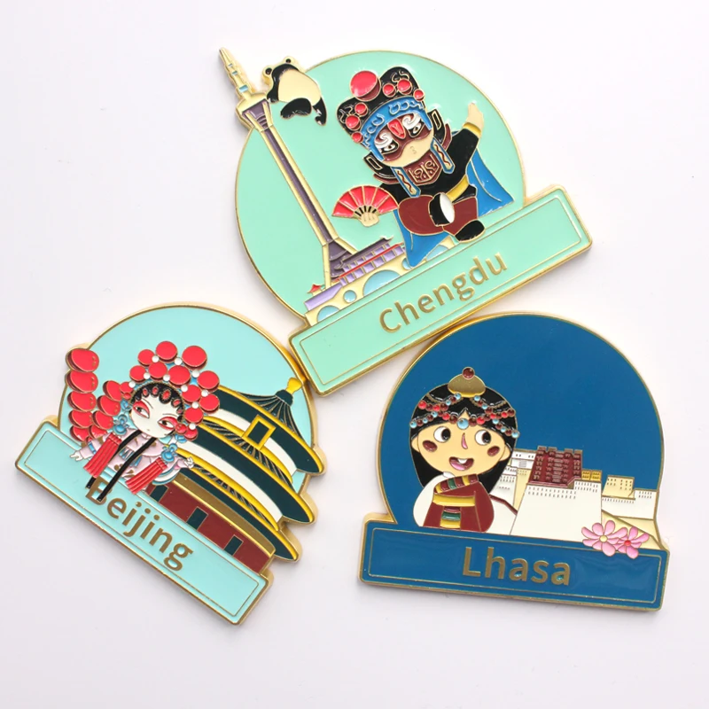 Custom 3d City Landmark Fridge Magnets Souvenir Custom Wholesale ...