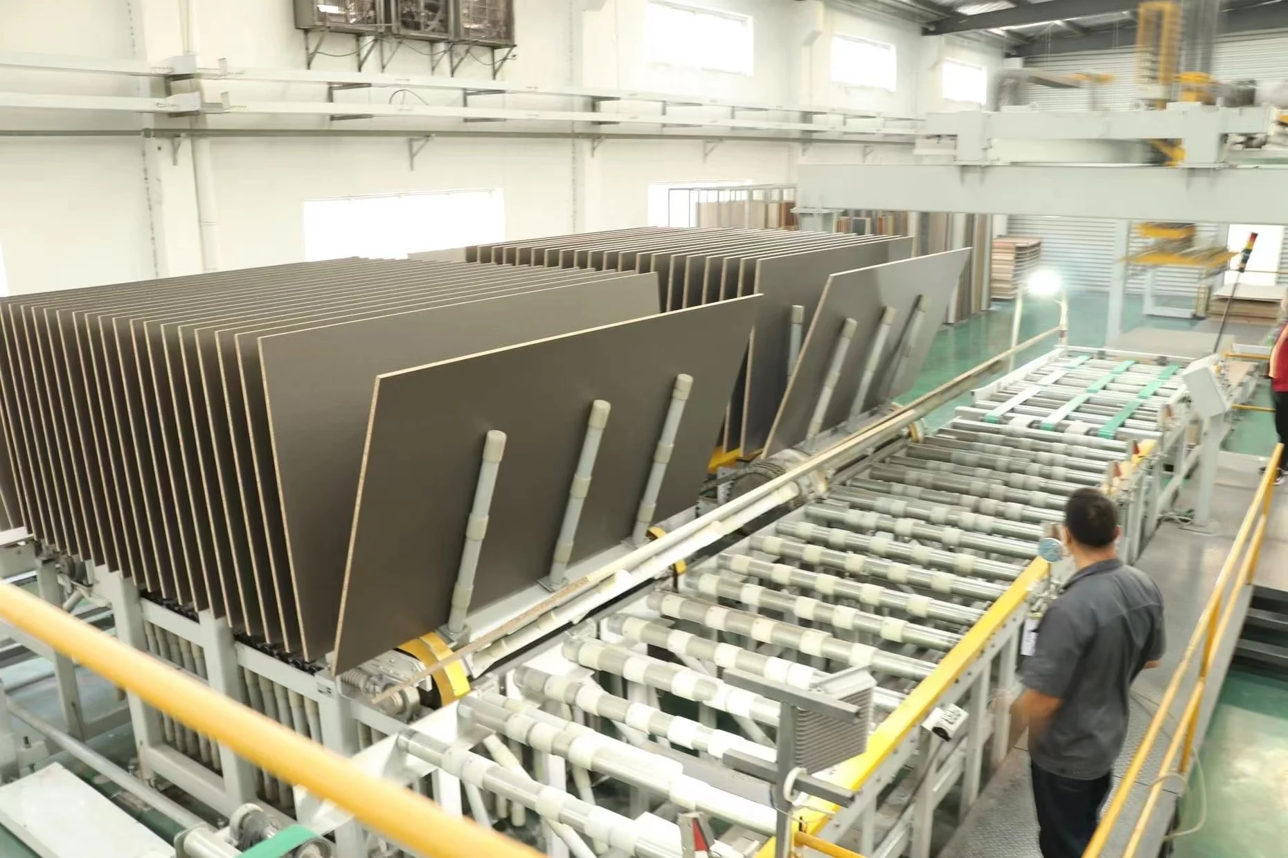 Wood Grain/melamine/synchronized Embossed Mdf Panel - Buy Embossed Mdf ...