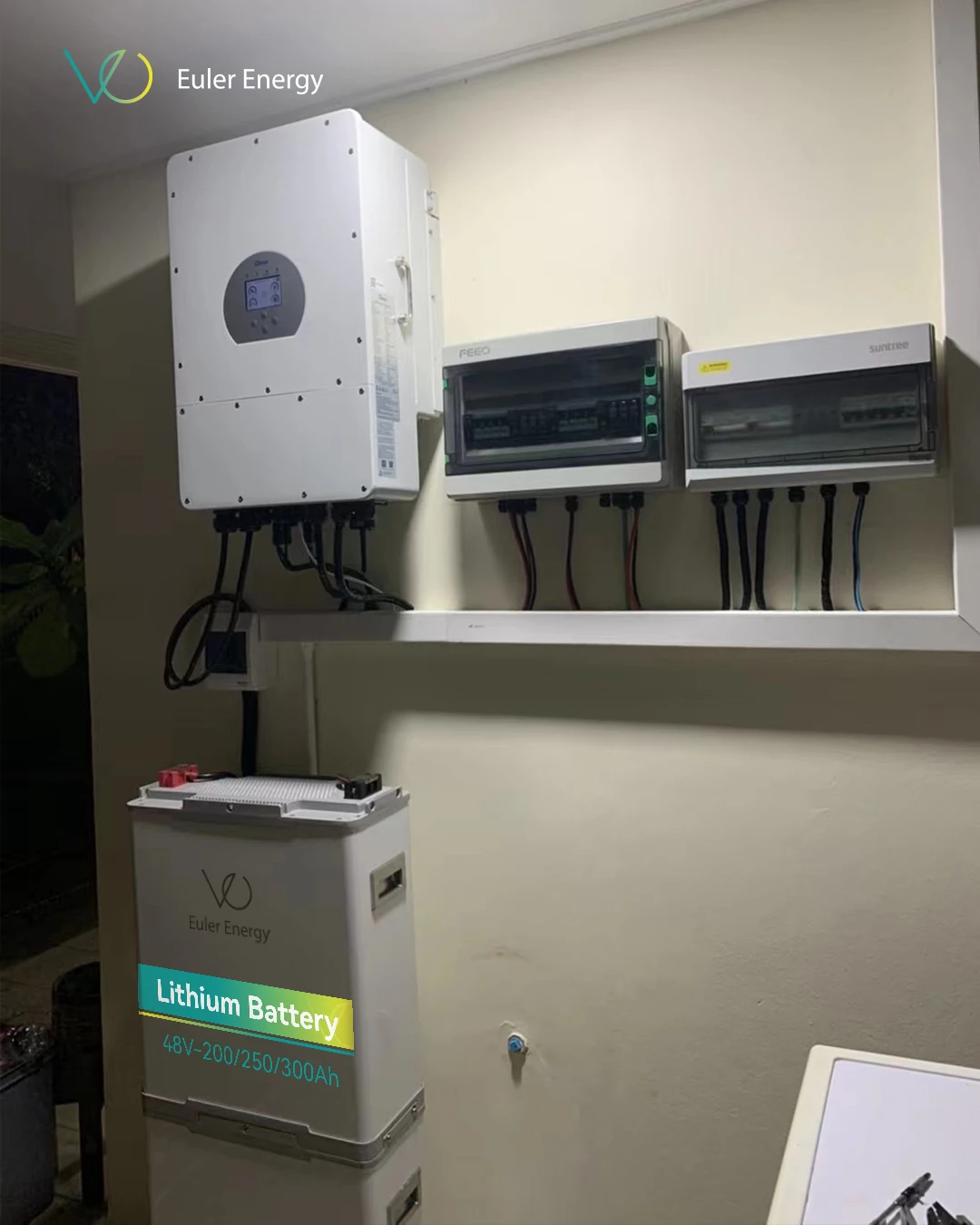 Blue Carbon Solar PV 48v250ah Battery Pack for Home System