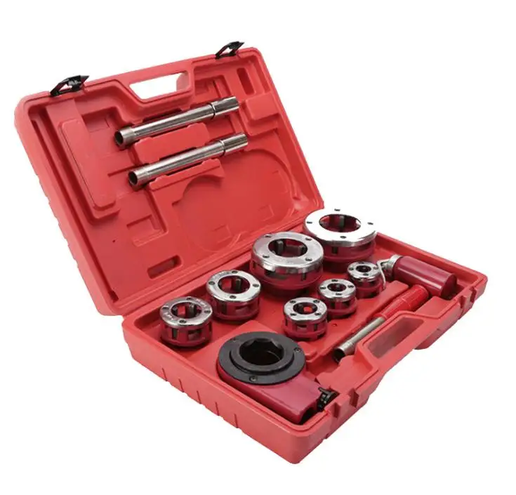 Pipe Threader Ratchet Pipe Threading Kit 1/2 Inch To 2 Inch Plumbing ...