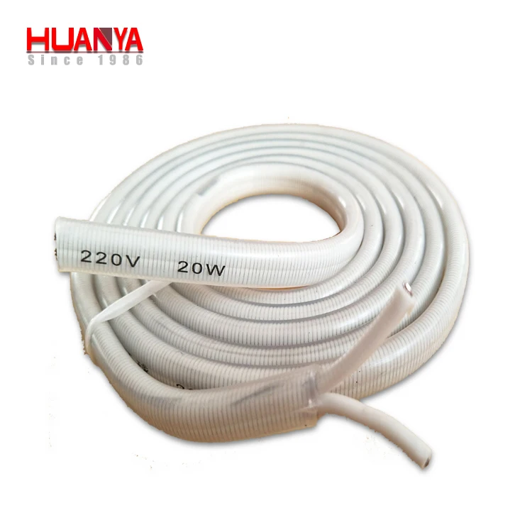220v 40w/m Heating Resistant Flexible Parallel Silicone Rubber Coated ...
