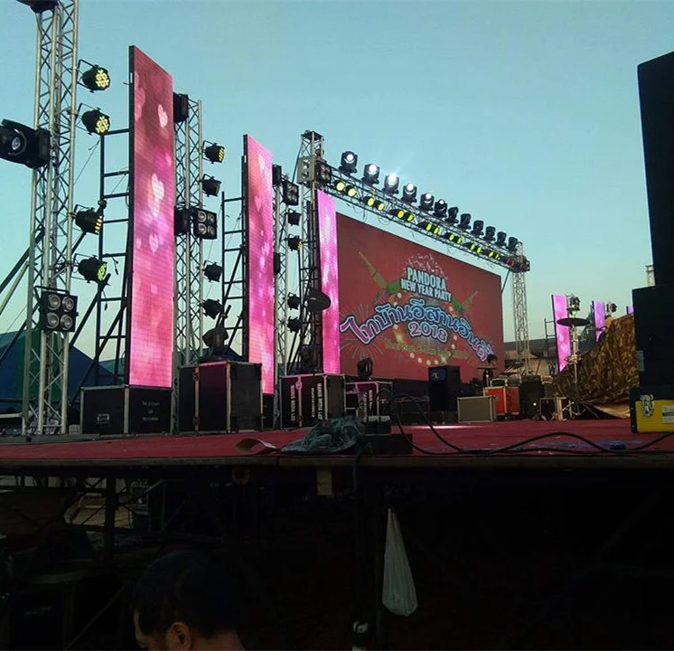 SMD Advertising LED Display Stage Backdrop Rental Display Panels P3.91T ...