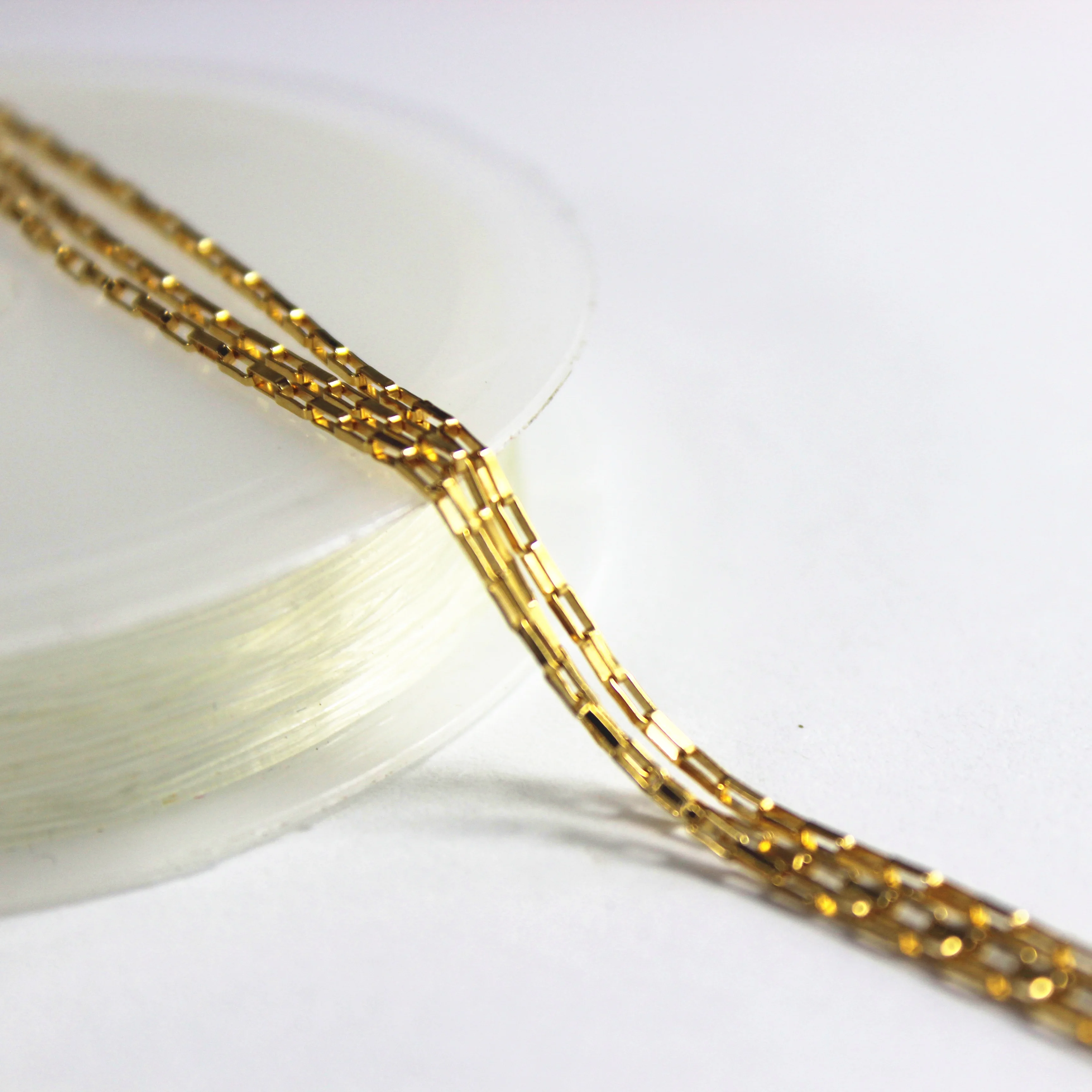 Fashion 1/20 14k Gf Rectangular Box Chain 14k Real Gold Filled Box ...