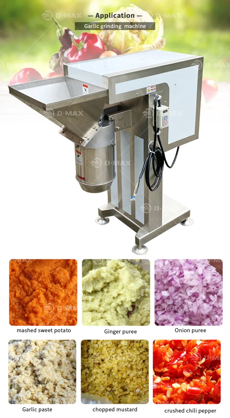 Stainless Steel Garlic Grinding Machine Onion Shredding Machine Minced ...