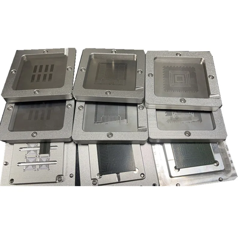 Aluminium BGA Reballing Station Stencils Template Holder Jig Solder ...