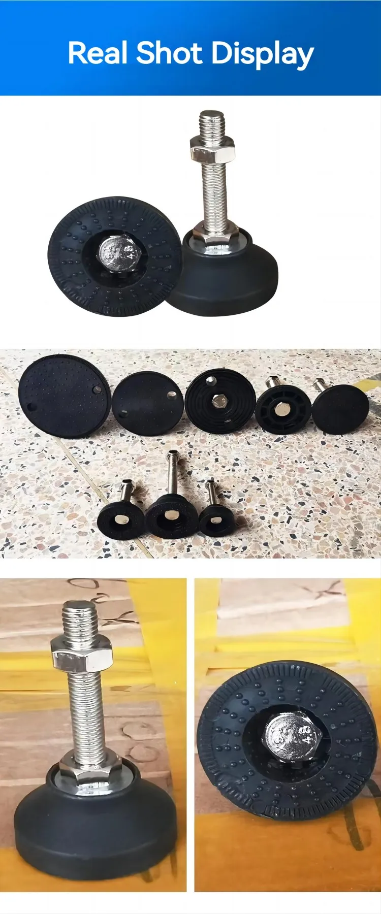 Universal Adjustable Leveling Feet Nylon Injection Plastic Model ...