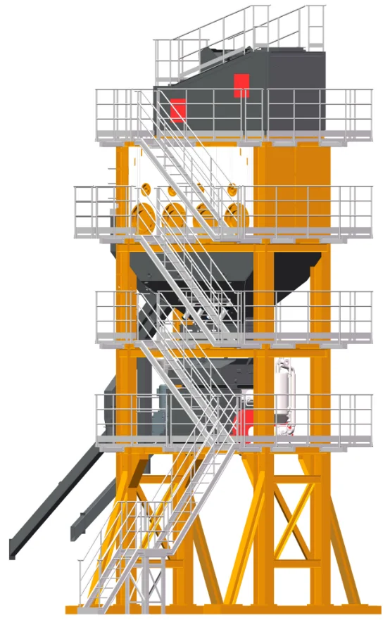 Asphalt Batch Mix Station Asphalt Mixing Plant 80-300 Hot Asphalt Plant ...