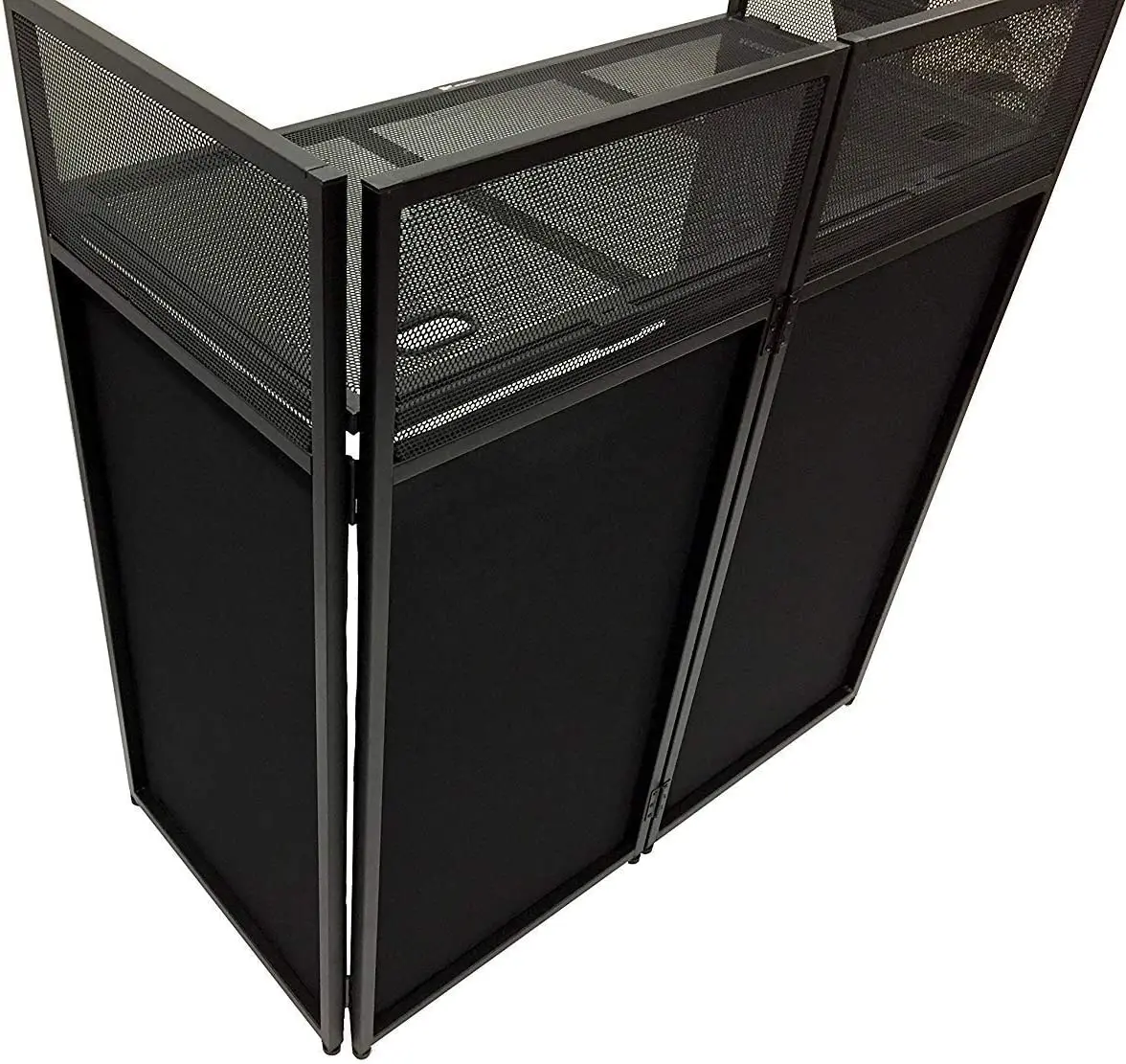 DJ Booth - Durable Metal Frame Event Facade White/black Scrim