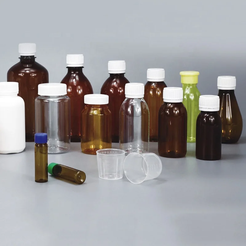 Liquid Sampling Sample Thread Bottles 100ml Amber Plastic Thread ...