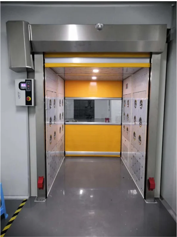 380V Clean Roon Equipment Automatic Sliding Door Air Shower Tunnel Air ...