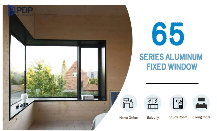 PDP Aluminum Alloy Anti-Theft Louver Folding Screen Small Window Design ...