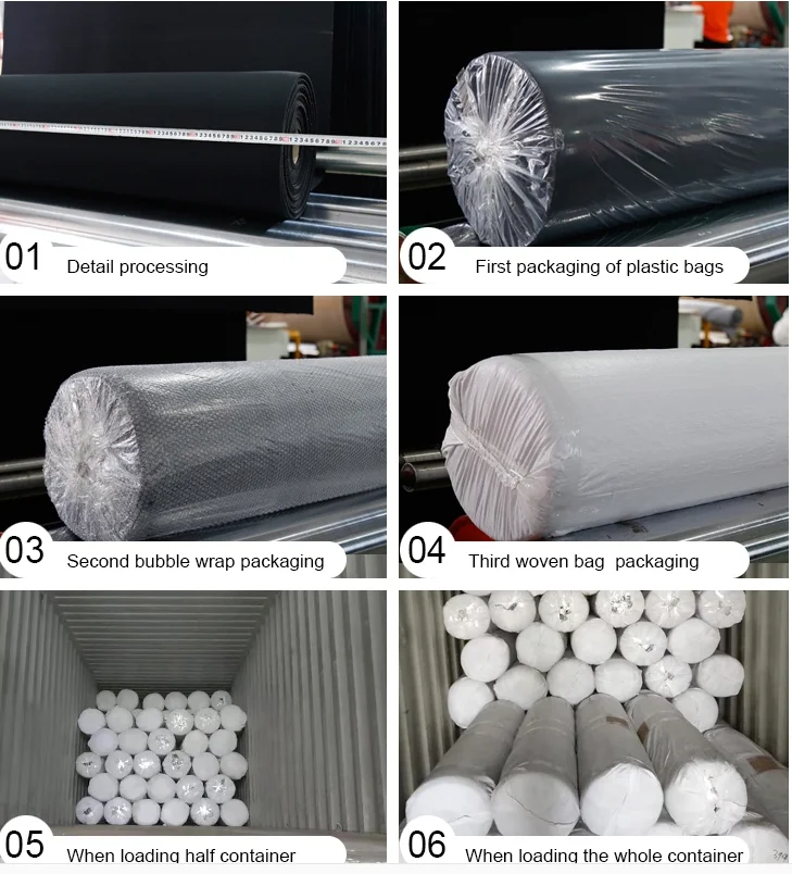 Jianbo Elastic Sbr Rubber Waterproof Neoprene Sheet Ubl Hook Loop ...